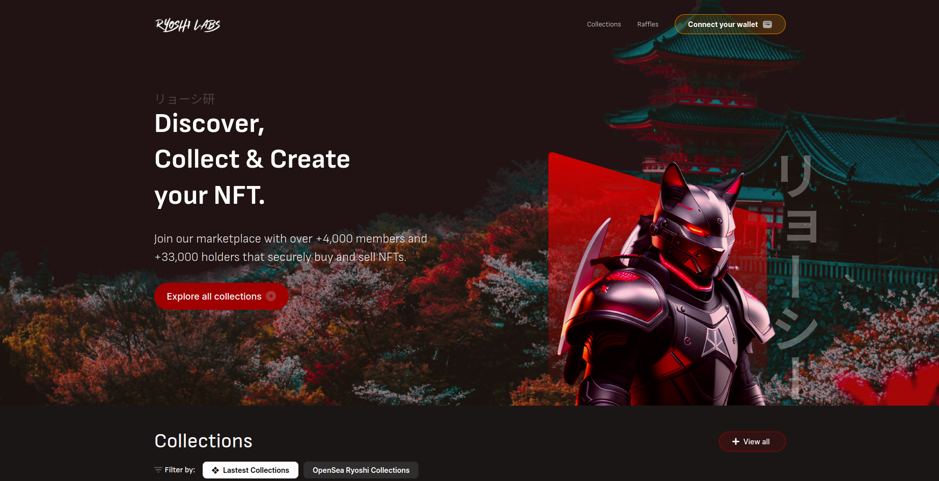 NFT Marketplace - Ryoshi Labs